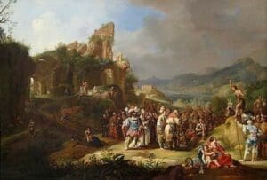 The Preaching Of Saint John The Baptist, 1634 By Bartholomeus Breenbergh - High Quality Prints ...